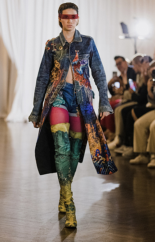 Upcycled Fashion Trend - Black Diamond